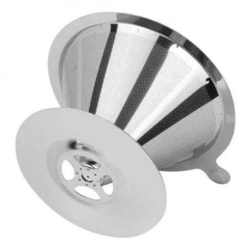 Filtro para Café Inox Permanente Pequeno - KeHome - Casa Goianita
